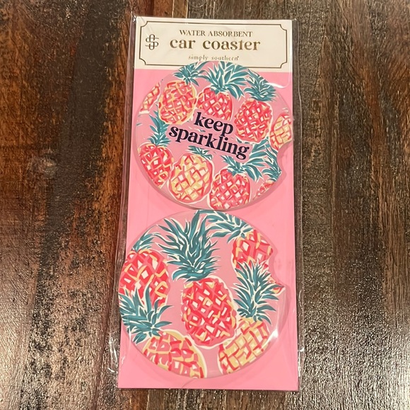 Simply Southern | Other | Simply Southern Keep Sparkling Car Coasters ...